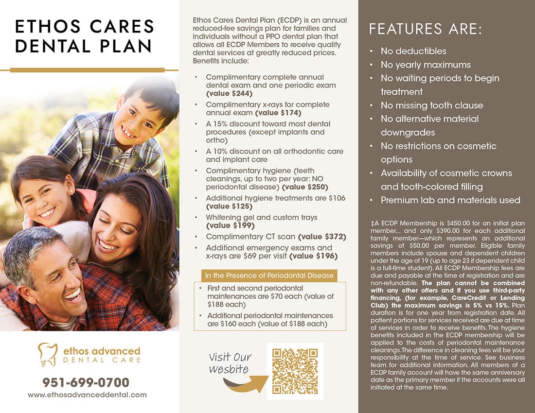 Ethos Cares Dental Plan - Ethos Advanced Dental Care in Temecula